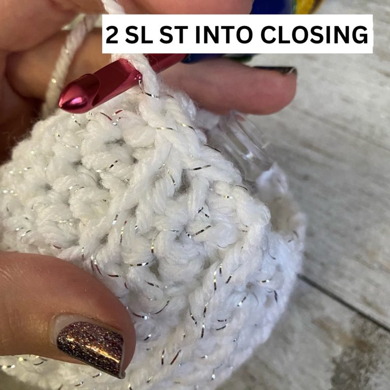 How to Crochet a Classic Ornament Cover for Plastic Ornaments - Kathy's ...