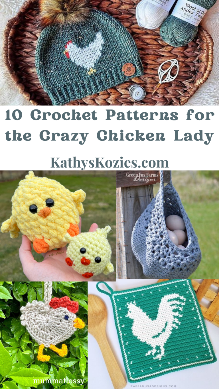 Chicken Themed Crochet Pattern Round Up for the Crazy Chicken Lady ...